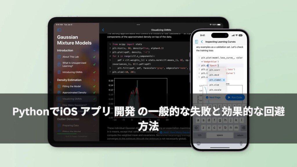 PythonでiOS アプリ 開発 の一般的な失敗と効果的な回避方法 | AMELAジャパン株式会社